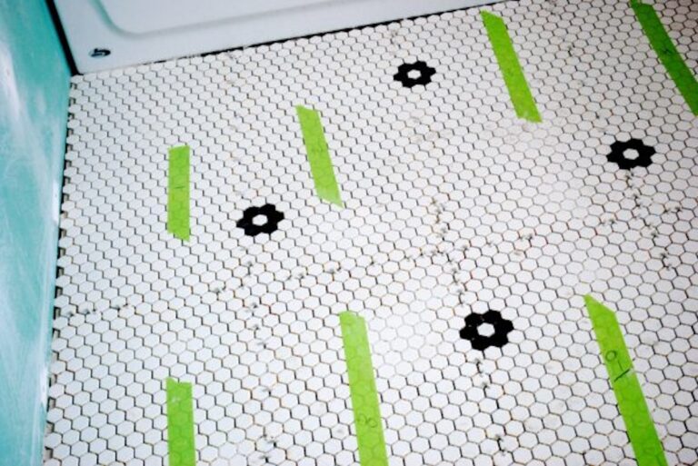 Installing Hexagon Tile for Beginners | Remodelaholic