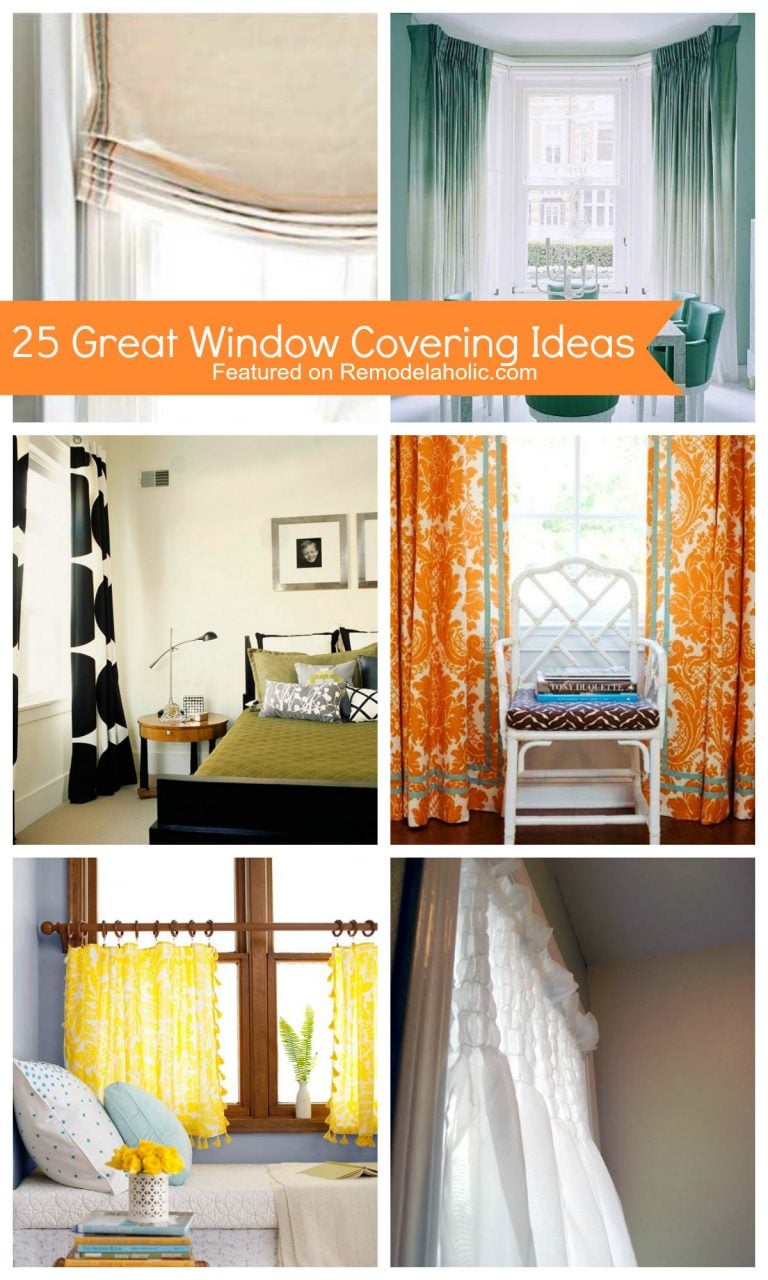 25 Great Window Covering Ideas | Remodelaholic