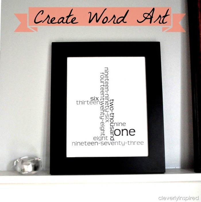Family Word Art | Remodelaholic