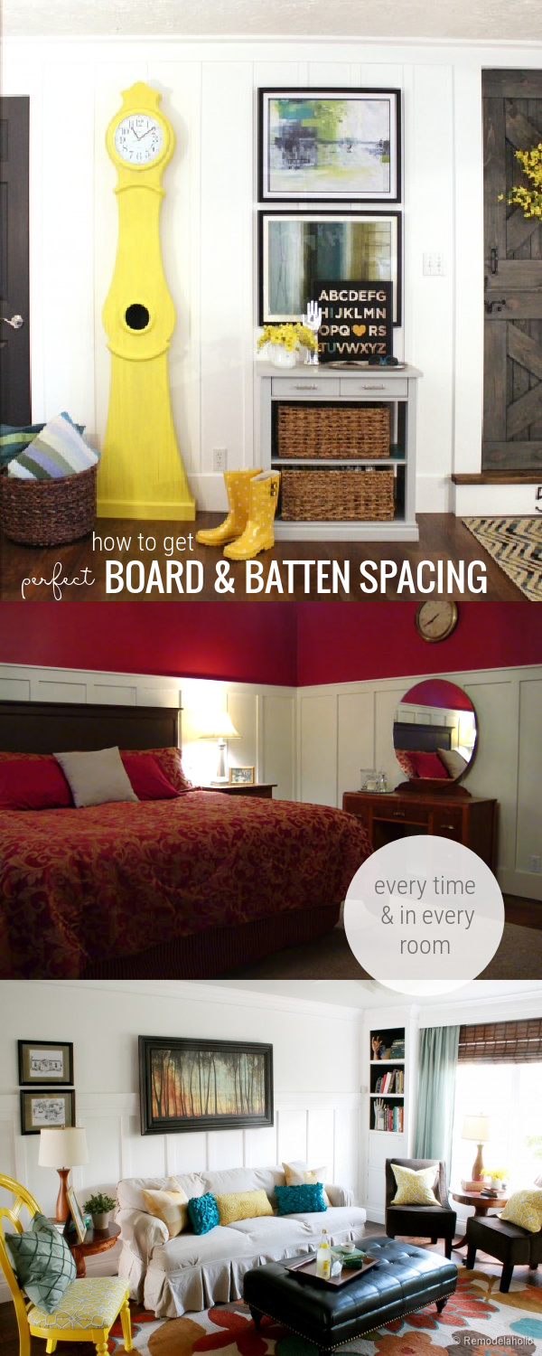 Board and Batten Spacing Tutorial | Remodelaholic