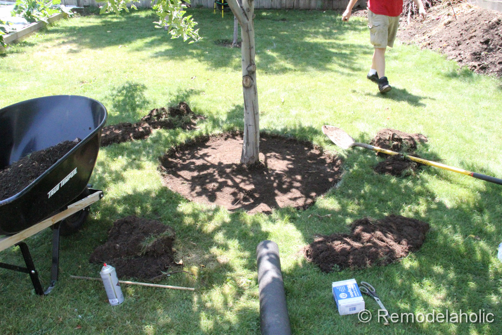 Bark Mulch Weed Control for Around Trees