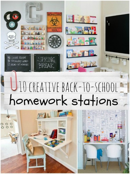 Top Ten Creative Homework Station Ideas | Remodelaholic