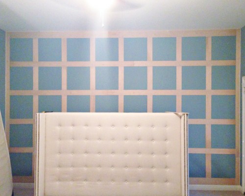 Board and Batten Feature Wall with 3D Wall Panels | Remodelaholic