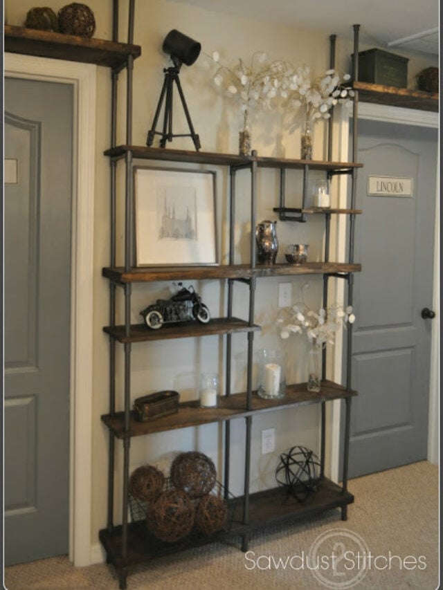 BUILD A BUDGET-FRIENDLY INDUSTRIAL SHELF USING PVC PIPE Story ...