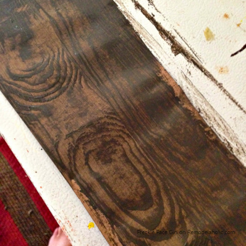 DIY Faux Wood Flooring Using Brown Paper | Remodelaholic