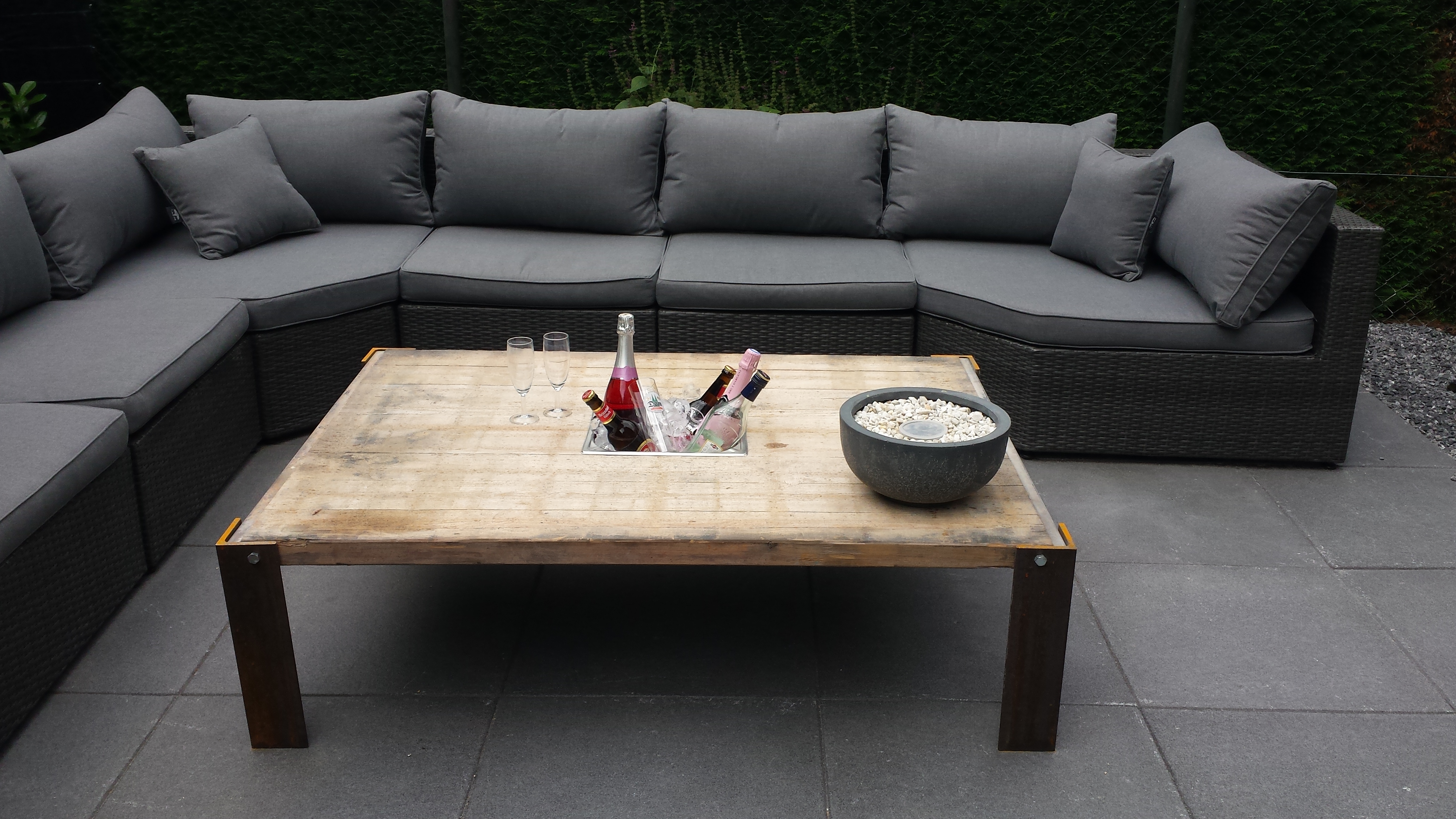 Build a Patio Cooler Table with Built-In Ice Boxes | Remodelaholic
