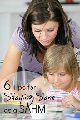 6 Tips for Staying Sane as a SAHM | Remodelaholic