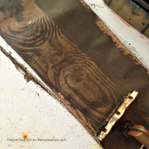 DIY Faux Wood Flooring Using Brown Paper | Remodelaholic