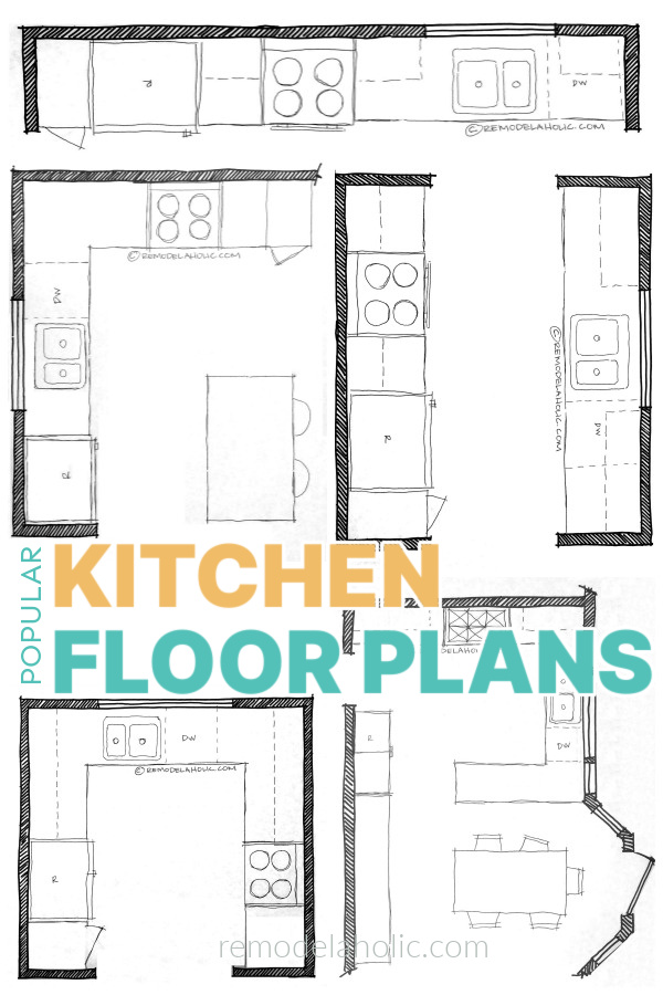 Popular Kitchen Floor Plan Ideas and How to Use Them | Remodelaholic