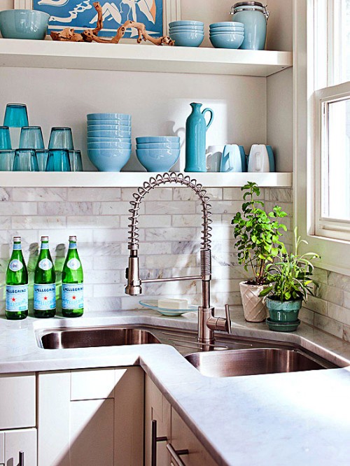 Remodelaholic | Get This Look: The Fixer Upper Cargo Ship House Kitchen