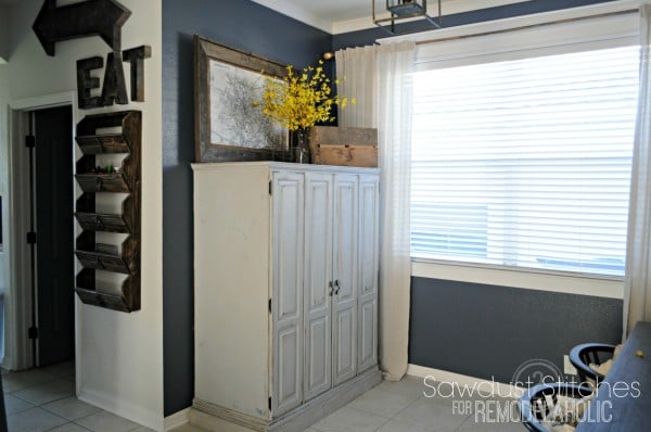 Craft Cabinet Makeover | Remodelaholic