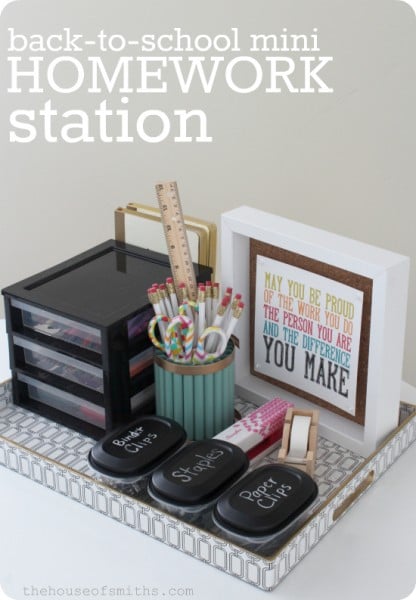 32 Homework Station Inspirations - tipsaholic