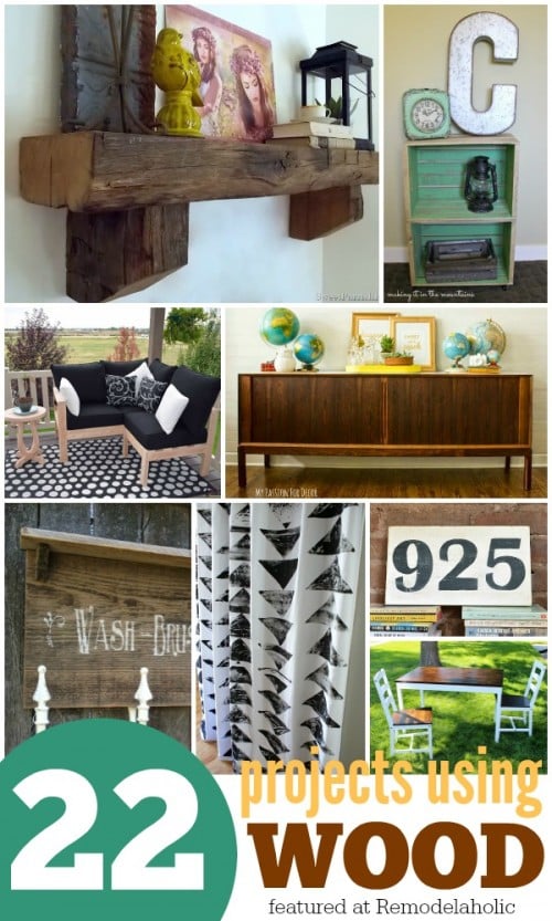 22 Wood-Inspired DIY Projects | Remodelaholic