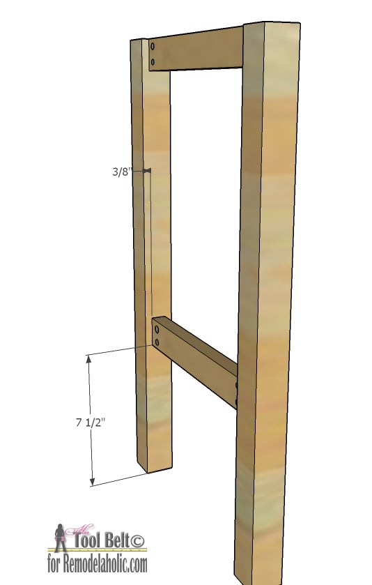 DIY Bar Stools with Metal Bar Accents | Remodelaholic