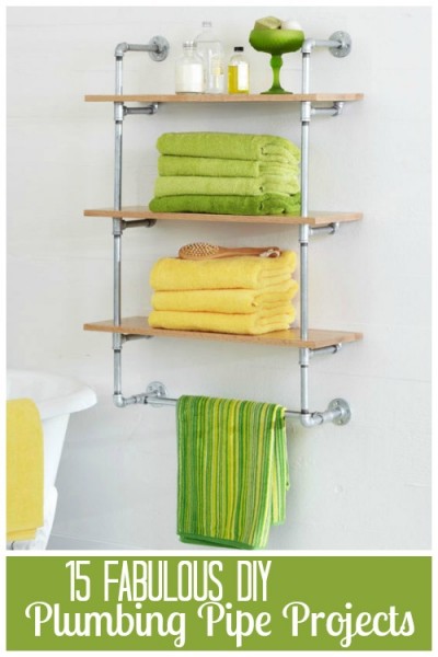 15 Fabulous DIY Plumbing Pipe Projects | Remodelaholic