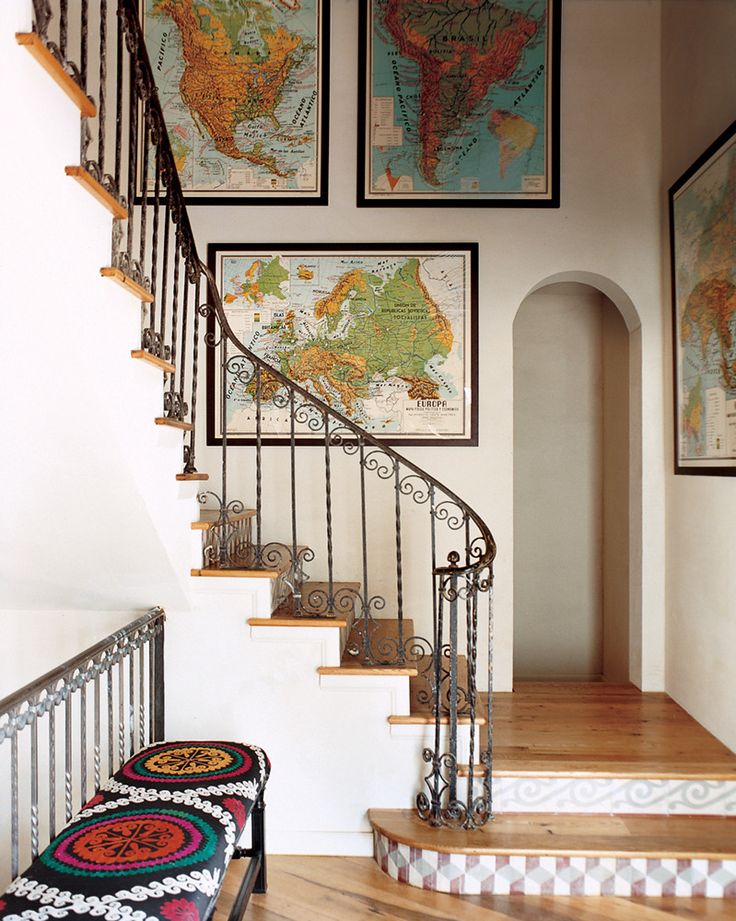 Pinterest Vintage Map Decor