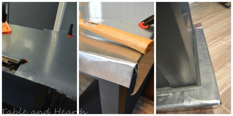 DIY Metal Table Top Tutorial | Remodelaholic