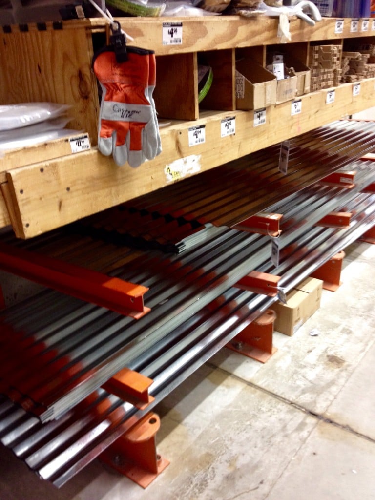 DIY Corrugated Tin Wall Tutorial | Remodelaholic