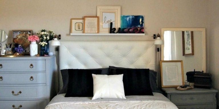 West Elm’s Window Headboard Knock Off Tutorial | Remodelaholic