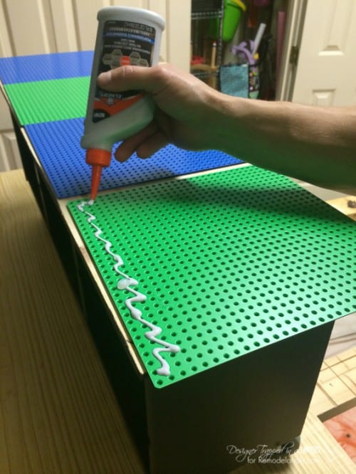 Easy Rolling DIY Lego Table | Remodelaholic