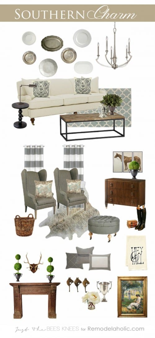 Southern Charm ~ Decorating Inspired by the South | Remodelaholic