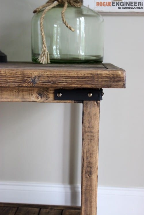 Rustic Square Bedside Table Building Tutorial | Remodelaholic