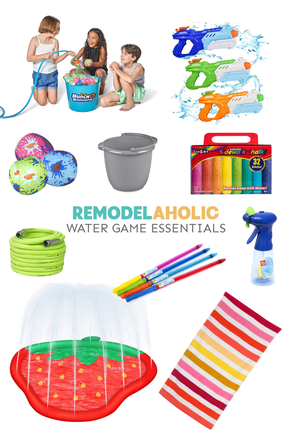 Classic Backyard Water Games for Kids | Remodelaholic