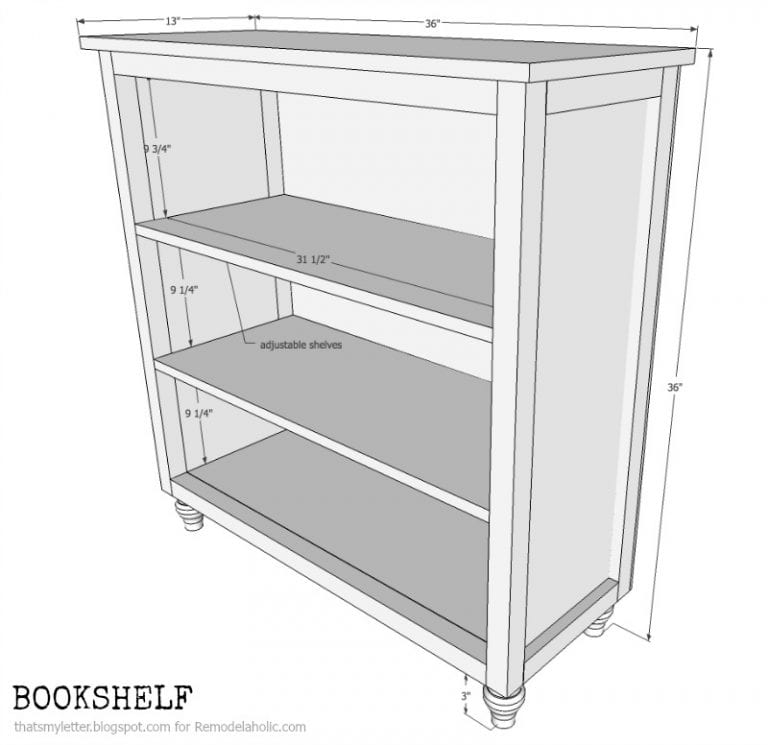 Build a Bookshelf with Adjustable Shelves | Remodelaholic