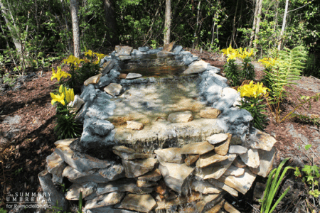 How to Build a DIY Waterfall on a Budget | Remodelaholic
