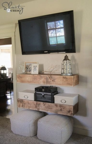 95 Ways to Hide or Decorate Around the TV, Electronics, and Cords ...