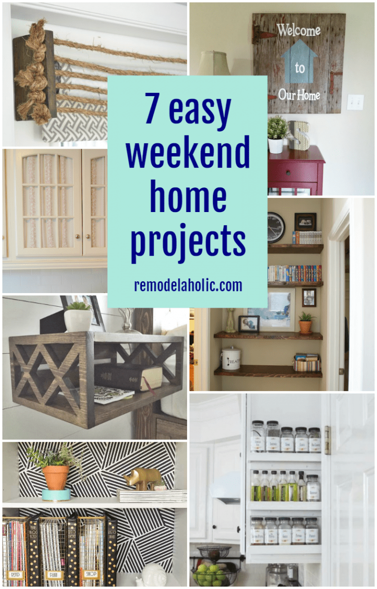 7 Easy Weekend Home Projects + October Link Party | Remodelaholic