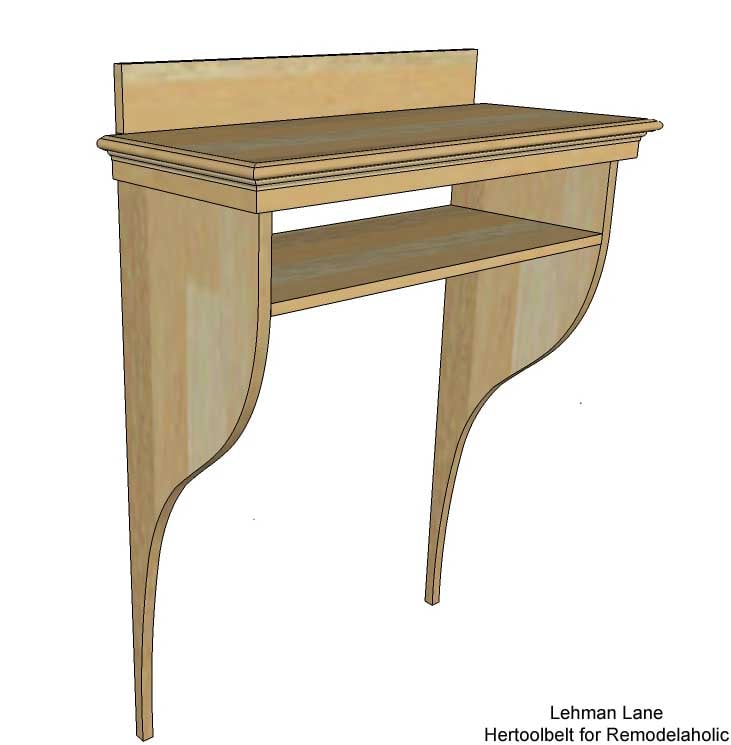 DIY Built-In Entryway Table with Board and Batten | Remodelaholic