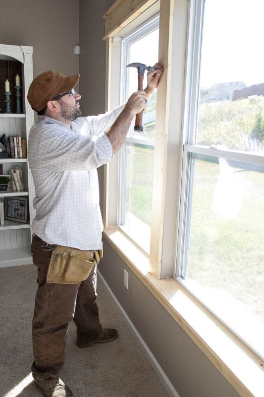 DIY Craftsman Window Trim | Remodelaholic