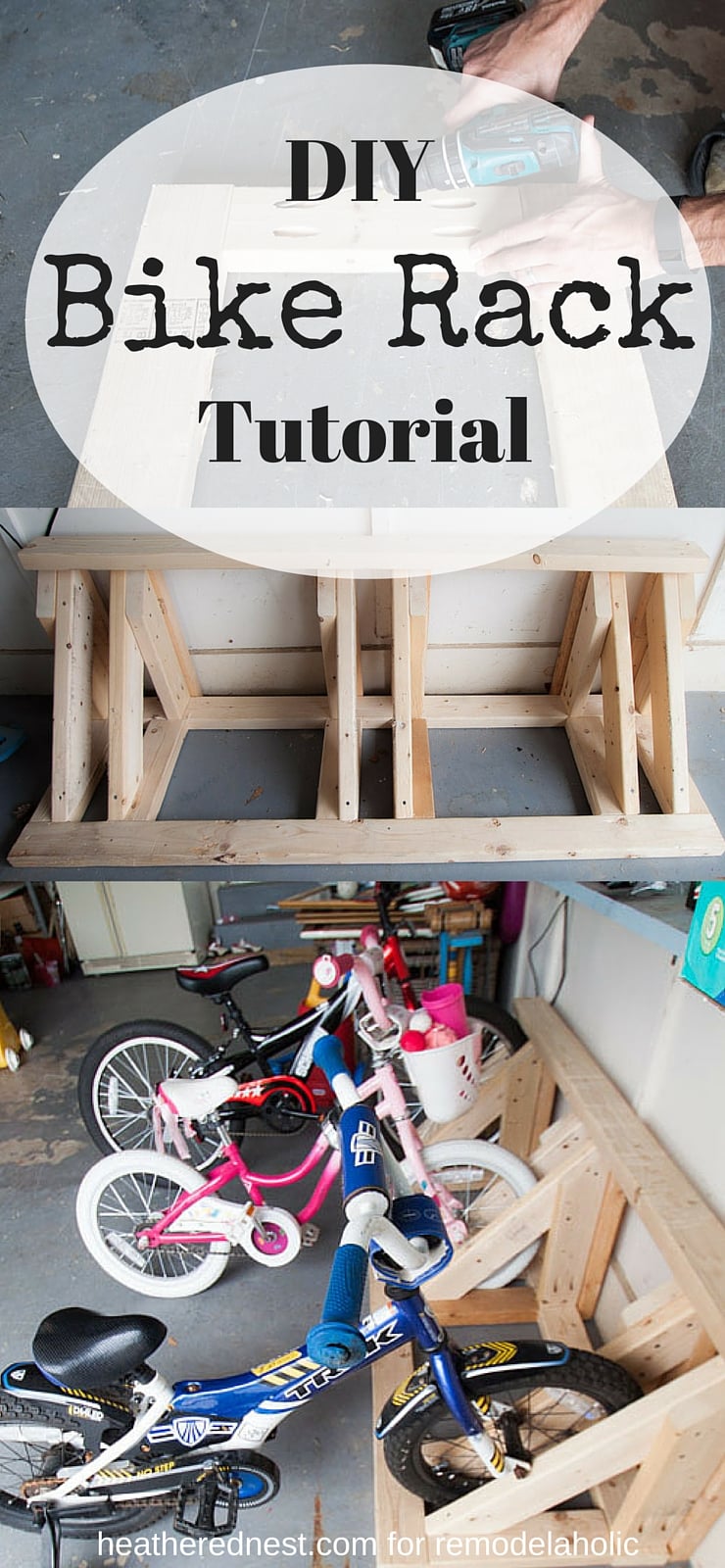 Claude's Home Improvement Blog: Build a DIY Bike Rack Tutorial