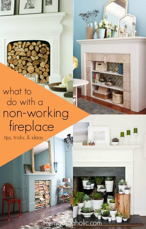 Decorating Around an Off-Center Non-Functional Fireplace | Remodelaholic