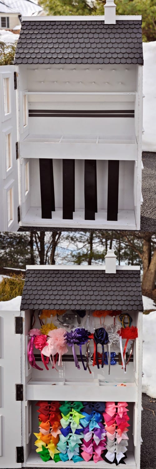 How to Build a Dollhouse Hair Accessory Storage Box | Remodelaholic