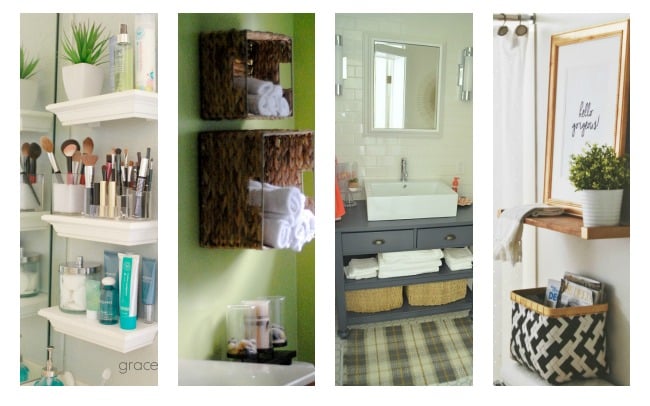 30 Bathroom Storage Ideas | Remodelaholic
