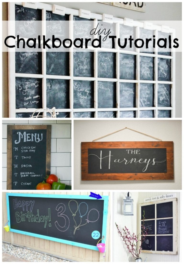Creative DIY Chalkboard Projects | Remodelaholic