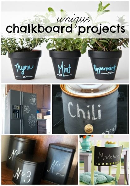 Creative DIY Chalkboard Projects | Remodelaholic