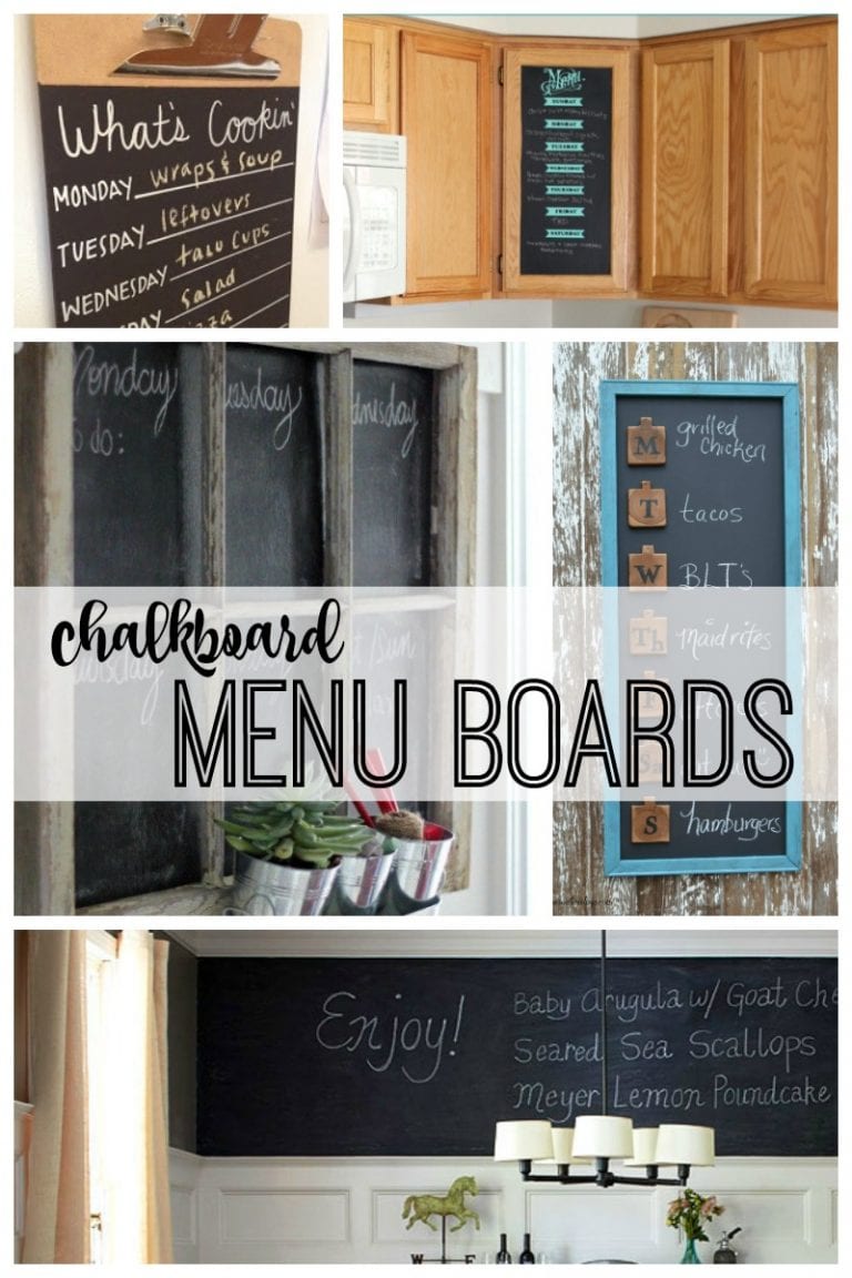 25+ Awesome DIY Menu Boards | Remodelaholic