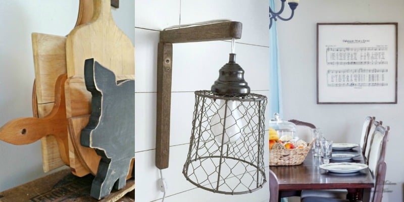 4 Easy Rustic Farmhouse DIYs + April Link Party | Remodelaholic