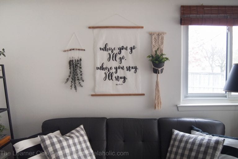 Large Scale DIY Calligraphy Art {the easy way!} | Remodelaholic