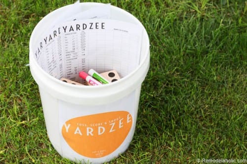 Easy Yardzee Yard Dice Game Tutorial + Printable Scorecard and Rules ...
