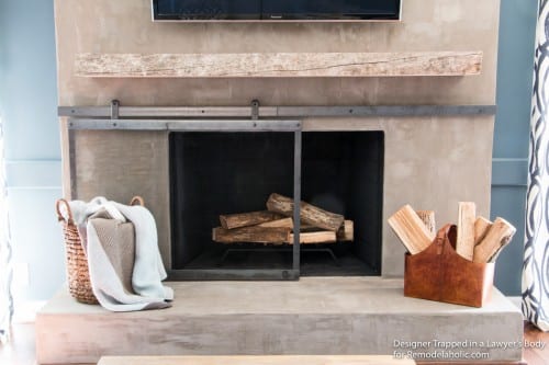 How to Install a Wood Mantel on a Masonry Fireplace Easily | Remodelaholic