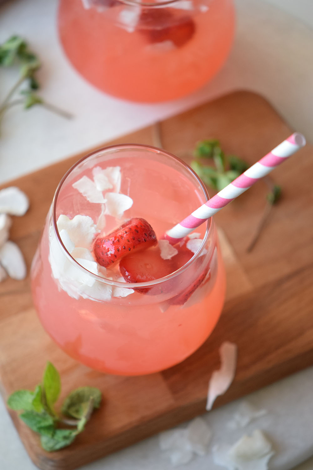 Albert Blog: Strawberry Coconut Mocktail