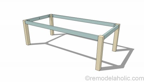 DIY Farmhouse Table with Handmade Details + Building Plan | Remodelaholic