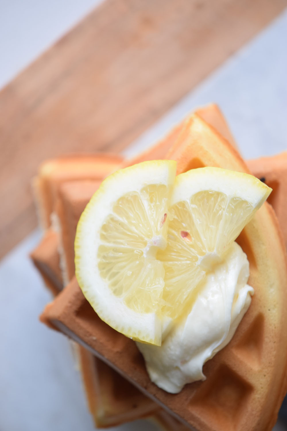 Lemon Waffles | Remodelaholic