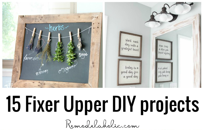 15 Fixer Upper DIY Projects | Remodelaholic