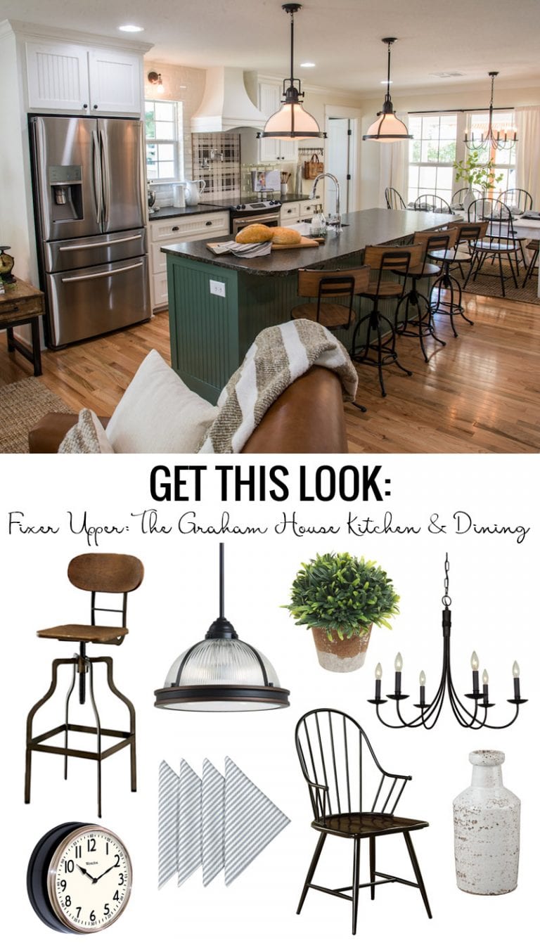 Get This Look: Fixer Upper Graham House Kitchen and Dining Room ...