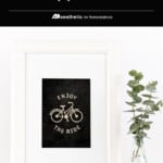 Printable Bicycle Art: Enjoy the Ride | Remodelaholic